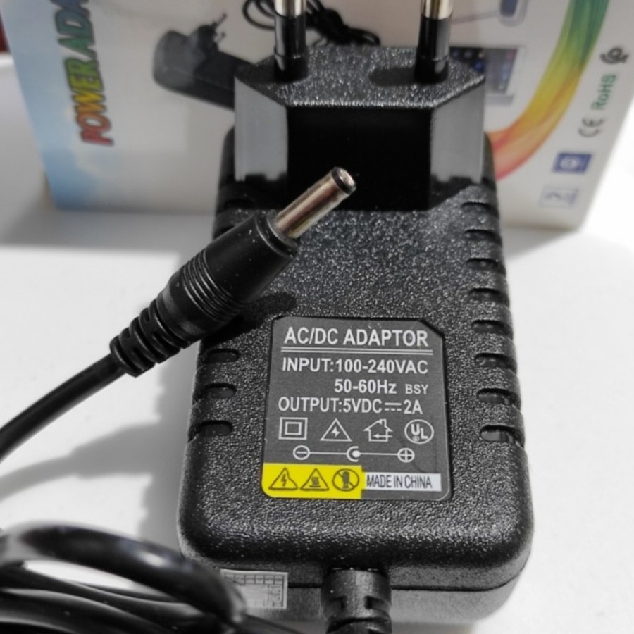 Jual Adaptor CCTV 5V-2A / IP Camera Power Adapter 5 Volt 2 A Jack DC 3 ...