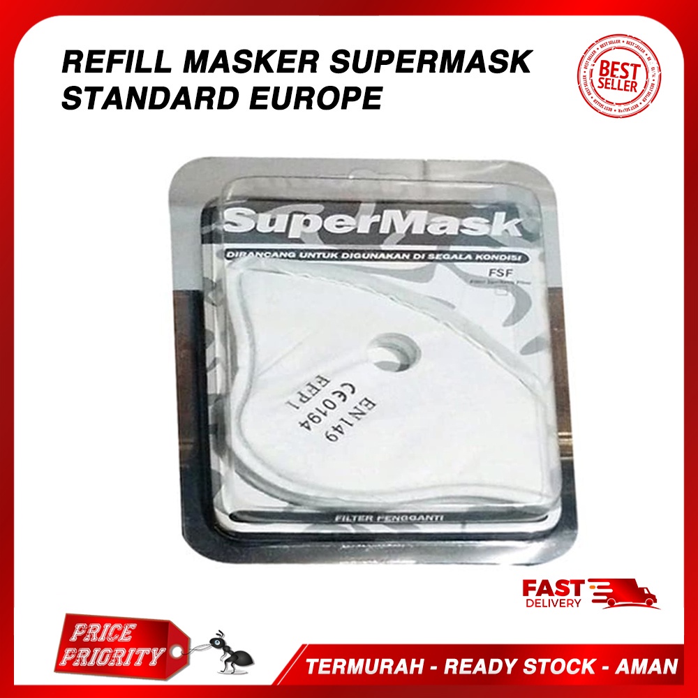 Jual Refill masker supermask N95 / Refil Filter masker Supermask Masker ...