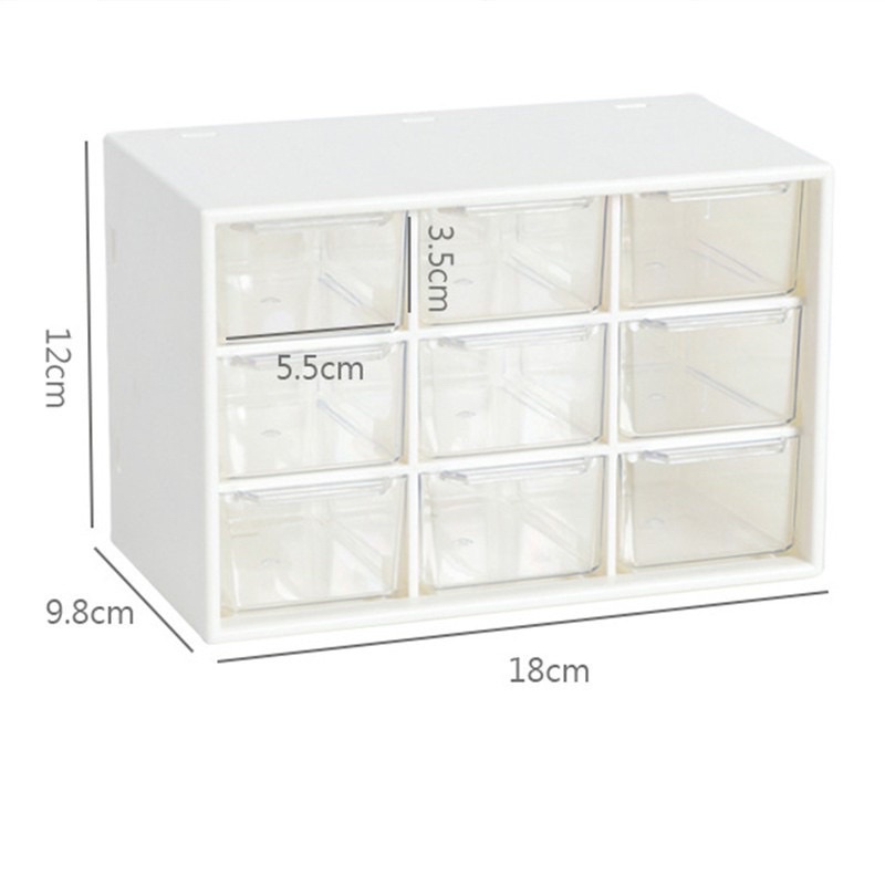 Jual KOTAK LACI BOX AKSESORIS PERHIASAN SERBAGUNA MINI CONTAINER BOX ...