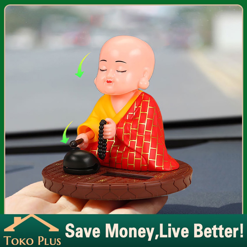 Jual Pajangan Biksu Solar monk bisa gerak tangan dan kepala / Patung ...