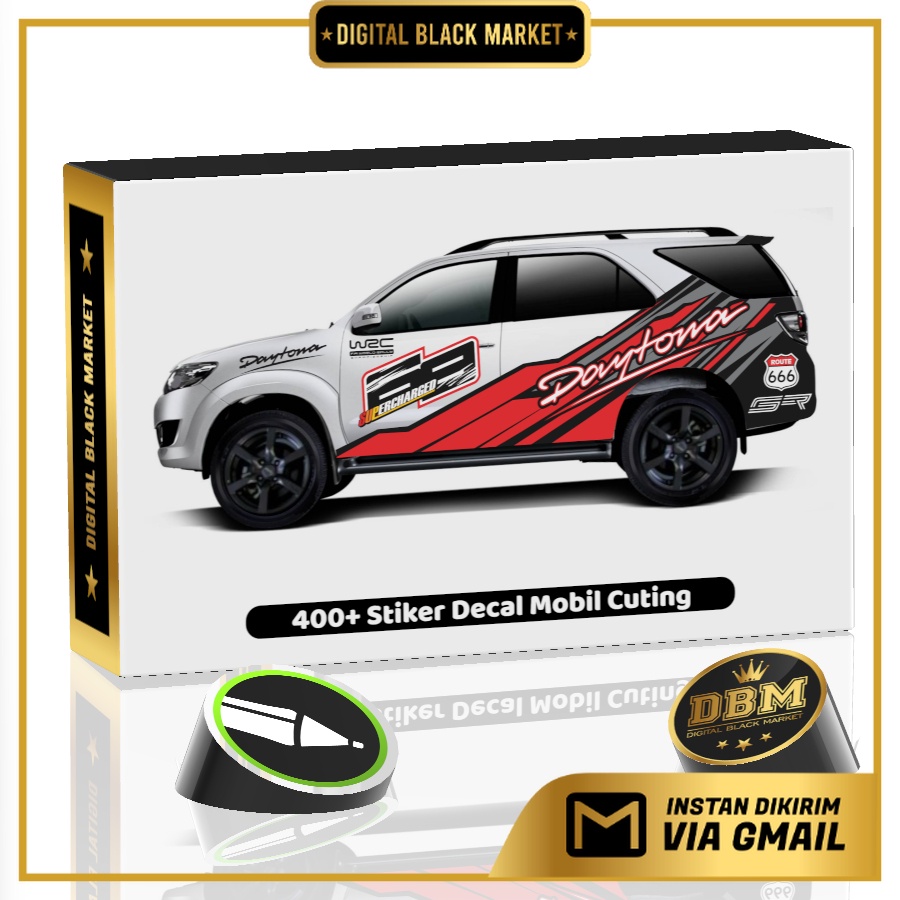 Jual ID15904 - 400+ Stiker Decal Mobil Cuting Striping Include Desain ...