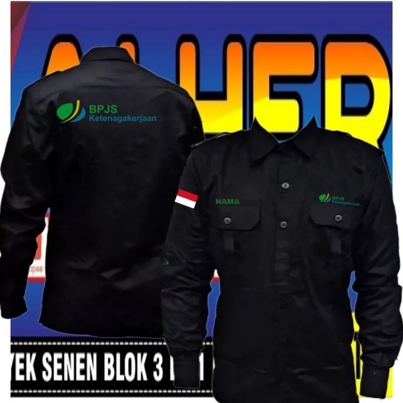 Jual kemeja BPJS baju BPJS seragam BPJS Pdh BPJS Pdl BPJS kemeja kerja ...