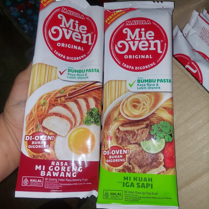 Jual mie oven mayora 1 dus 24 pcs - 12pc mie goreng | Shopee Indonesia