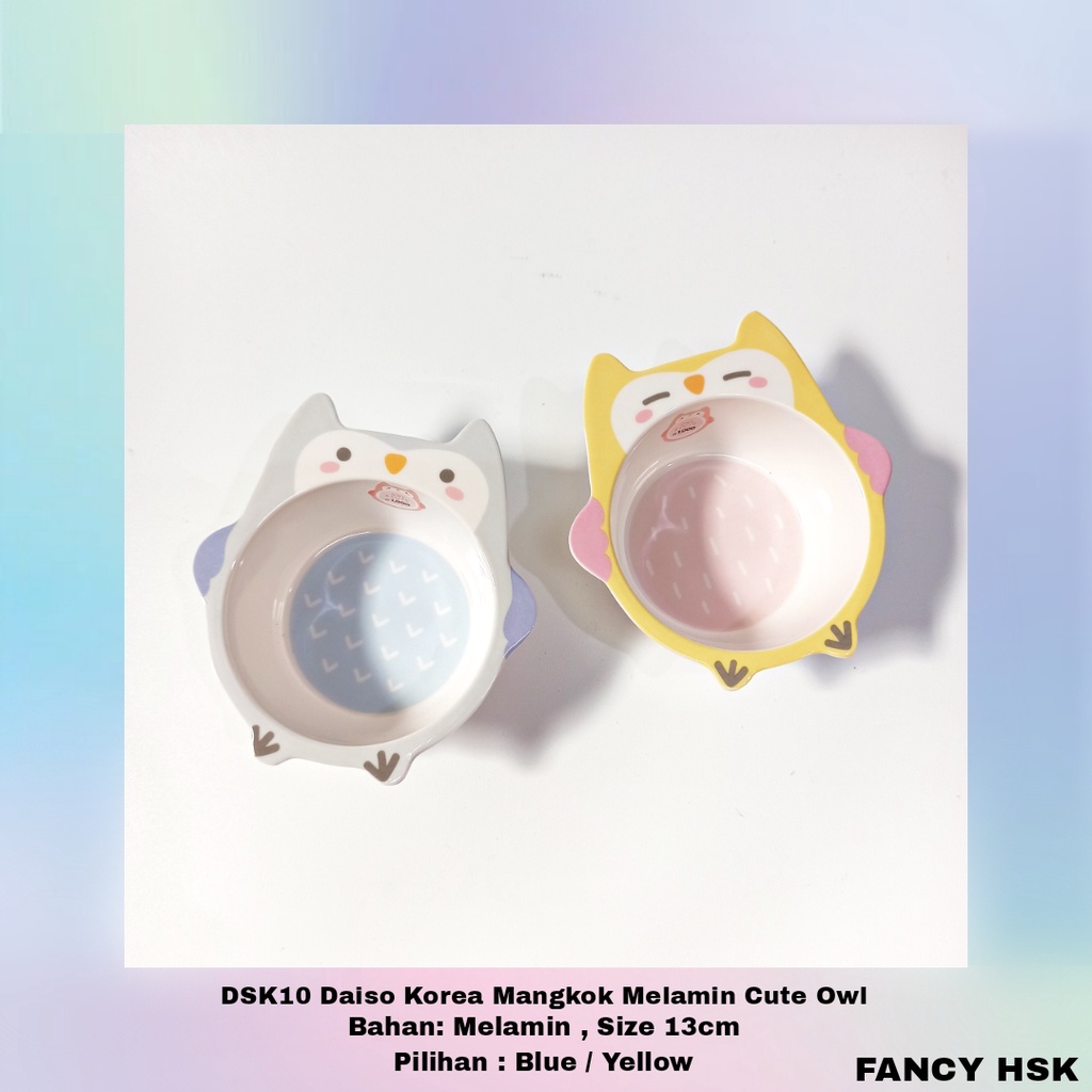 Jual DAISO KOREA MANGKOK MELAMIN CUTE OWL DSK10 | Shopee Indonesia