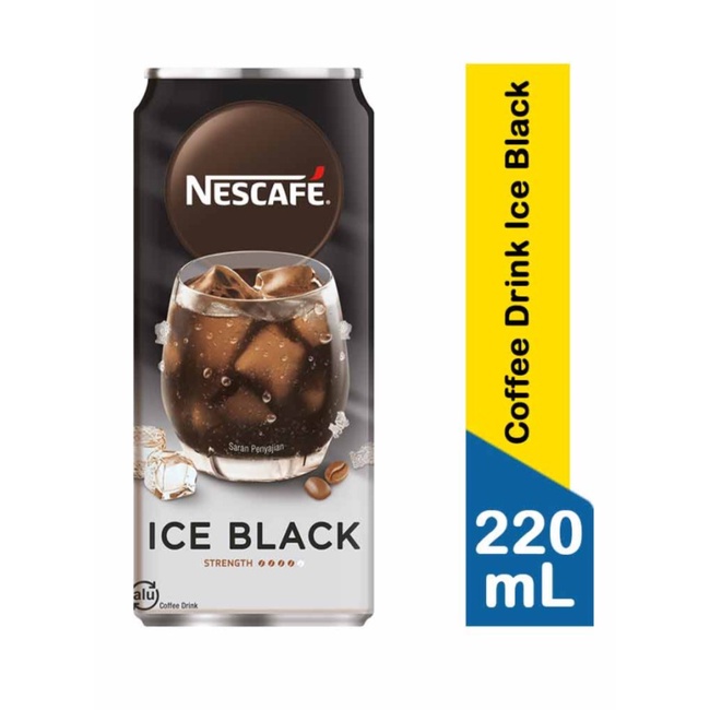 Jual Nescafe Coffee Drink Ice Black 220 ml | Shopee Indonesia
