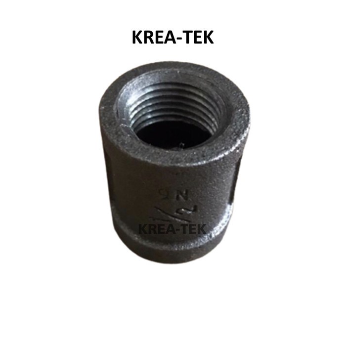 Jual Sock drat dalam / Socket 1 inch ( besi hitam ) # 150 industrial ...