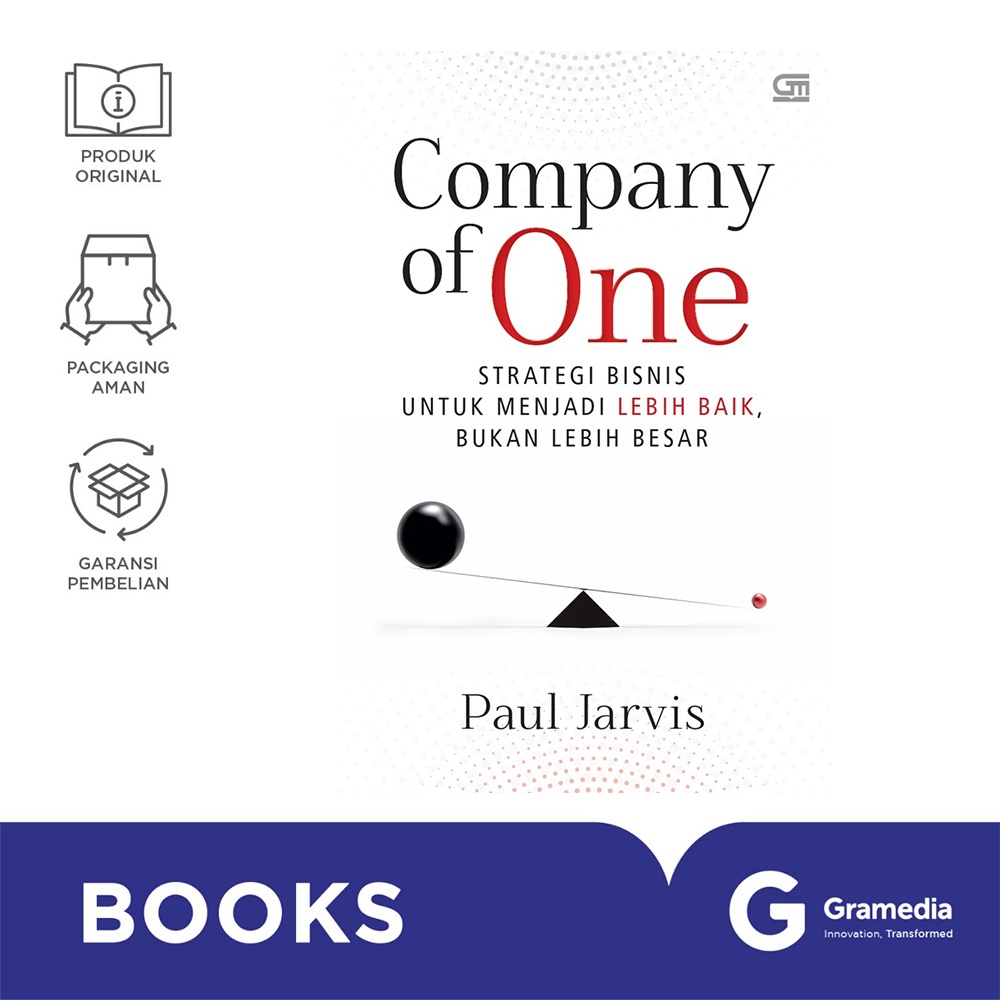Jual COMPANY OF ONE Strategi Bisnis untuk Menjadi Lebih Baik, Bukan ...