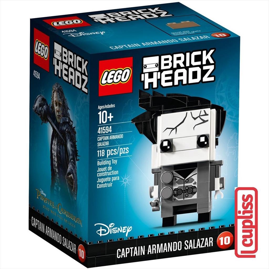 Jual BAD BOX LEGO Original Brickheadz 41594 Captain Armando Salazar ...