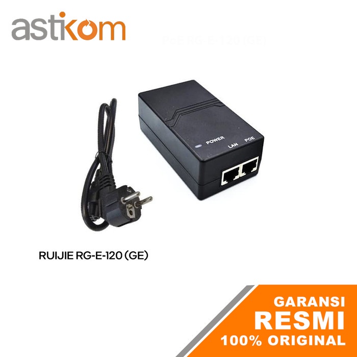 Jual RUIJIE RG-E-120 (GE) RG E120GE Power Injectors 1-port PoE adapter | Shopee Indonesia