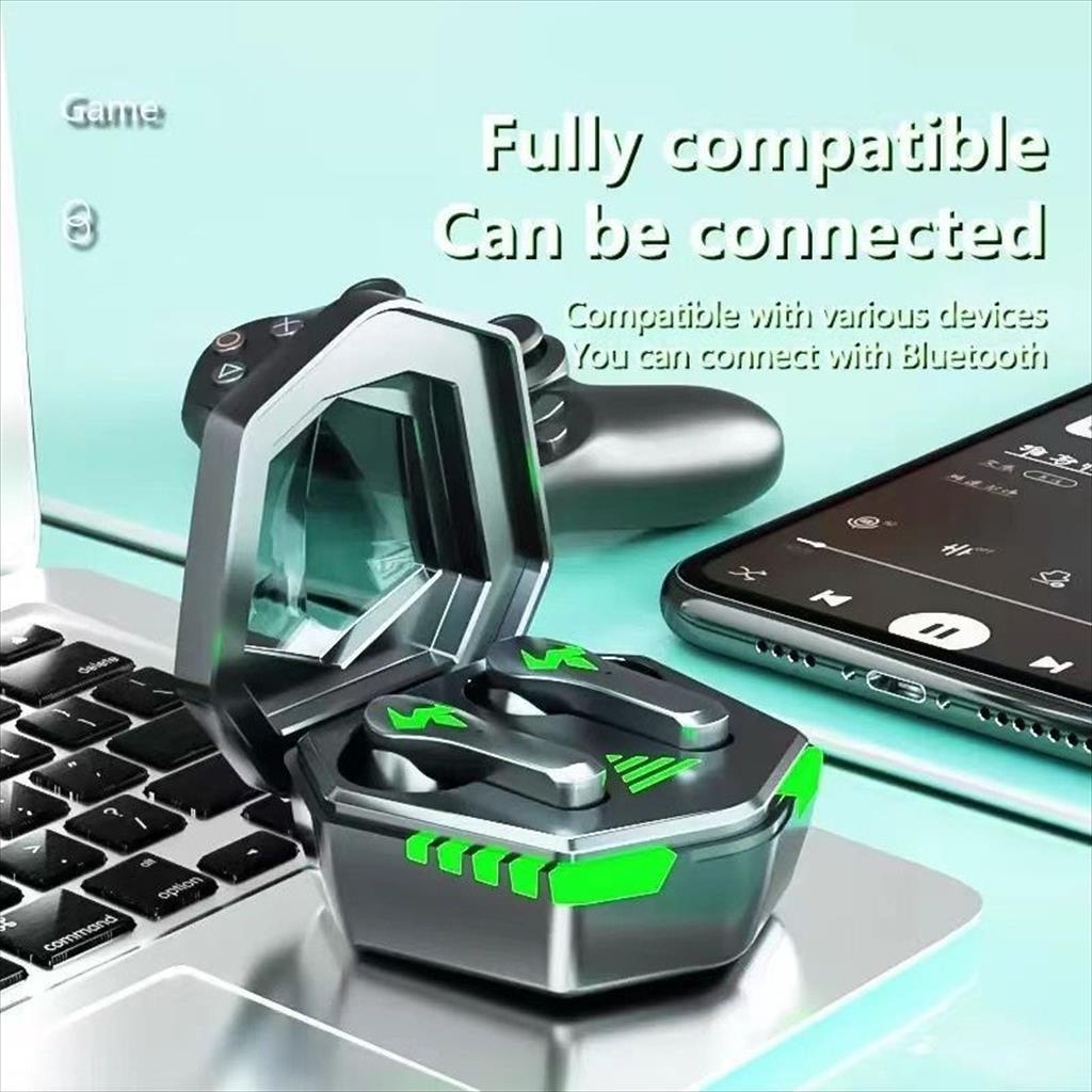 Jual Earphone Gaming TWS N35 Wireless V5.3 Magnetic Full LED | Shopee ...