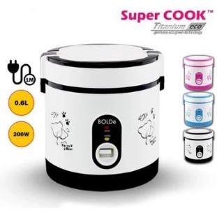 Jual BOLDE Super COOK Titanium ECO 0,6L Rice Cooker Alat Masak Nasi ...