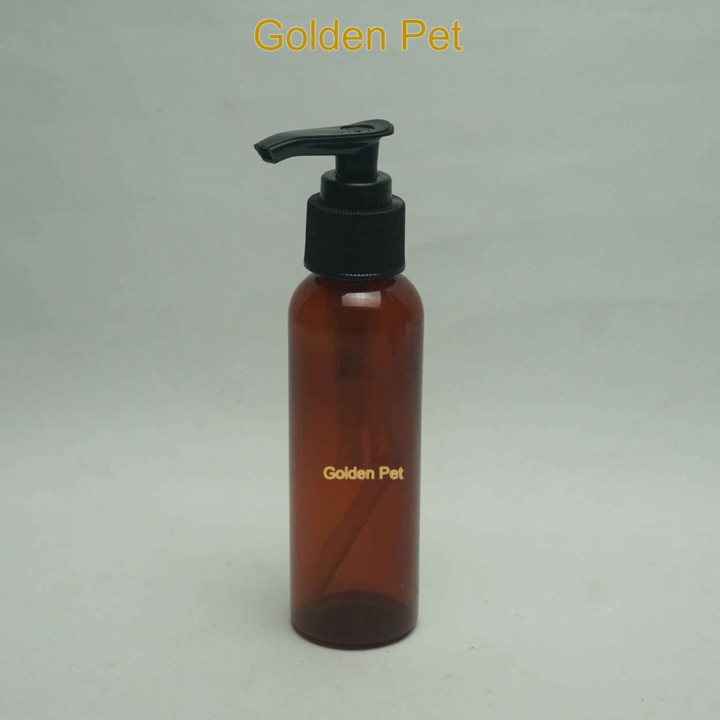 Jual Botol 100 ml BR Coklat TR Pump Lotion Plastik Standart / Botol ...