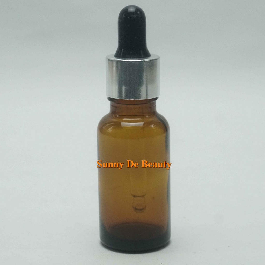 Jual Botol Kaca 20 ml Amber Original Br Tutup Alumunium Shiny Pipete ...