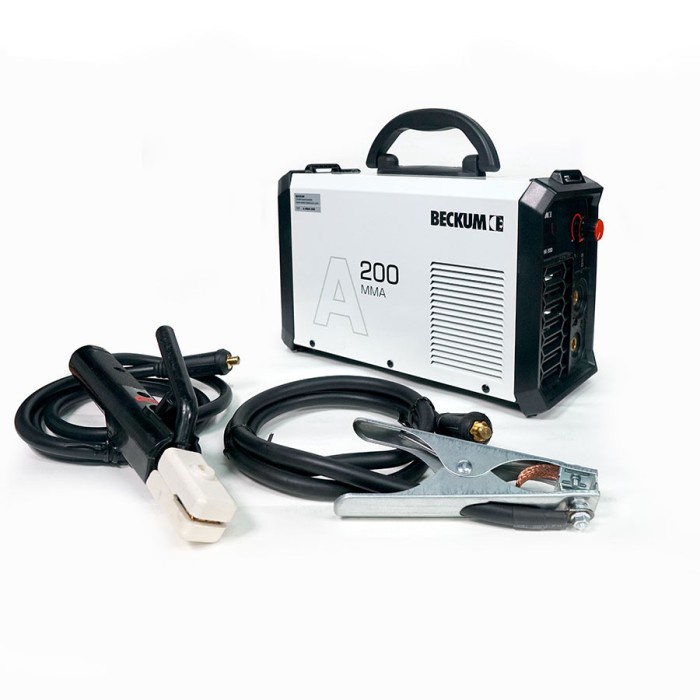 Jual MESIN LAS LISTRIK BECKUM A MMA 200 INVERTER WELDING / MESIN LAS BECKUM | Shopee Indonesia
