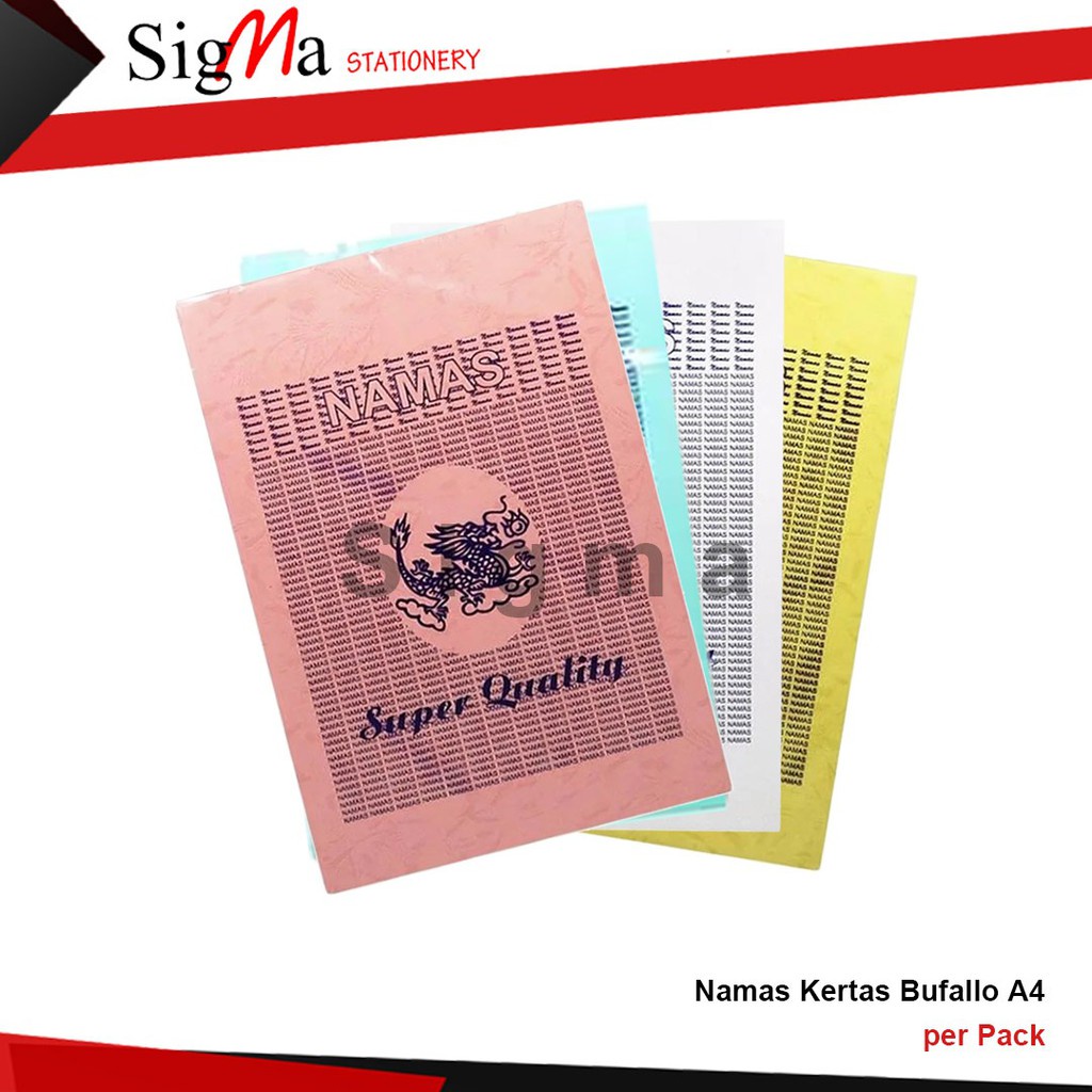 Jual Kertas Karton Buffalo NAMAS Uk A4 70Gr/ Pack | Shopee Indonesia