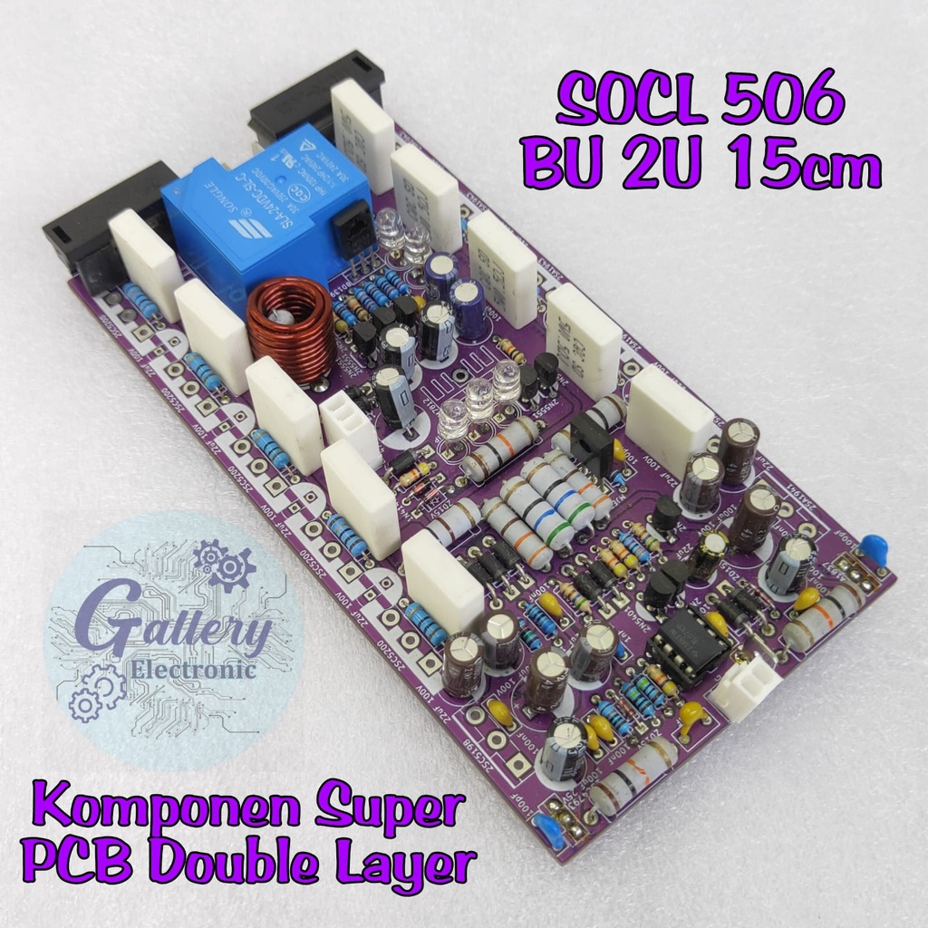 Jual Kit Power Super OCL SOCL 506 Built Up 2U 15 CM PCB Doubel Layer ...