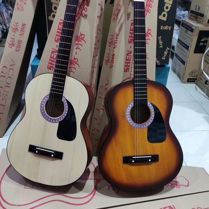 Jual Alat Musik Gitar Shen Shen Shenshen Senar 6 Standart (Panjang 98cm ...