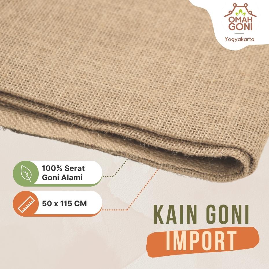 Jual Kain Goni Impor 50x115 CM - Bahan Goni Baru Kerajinan Tangan - DIY ...