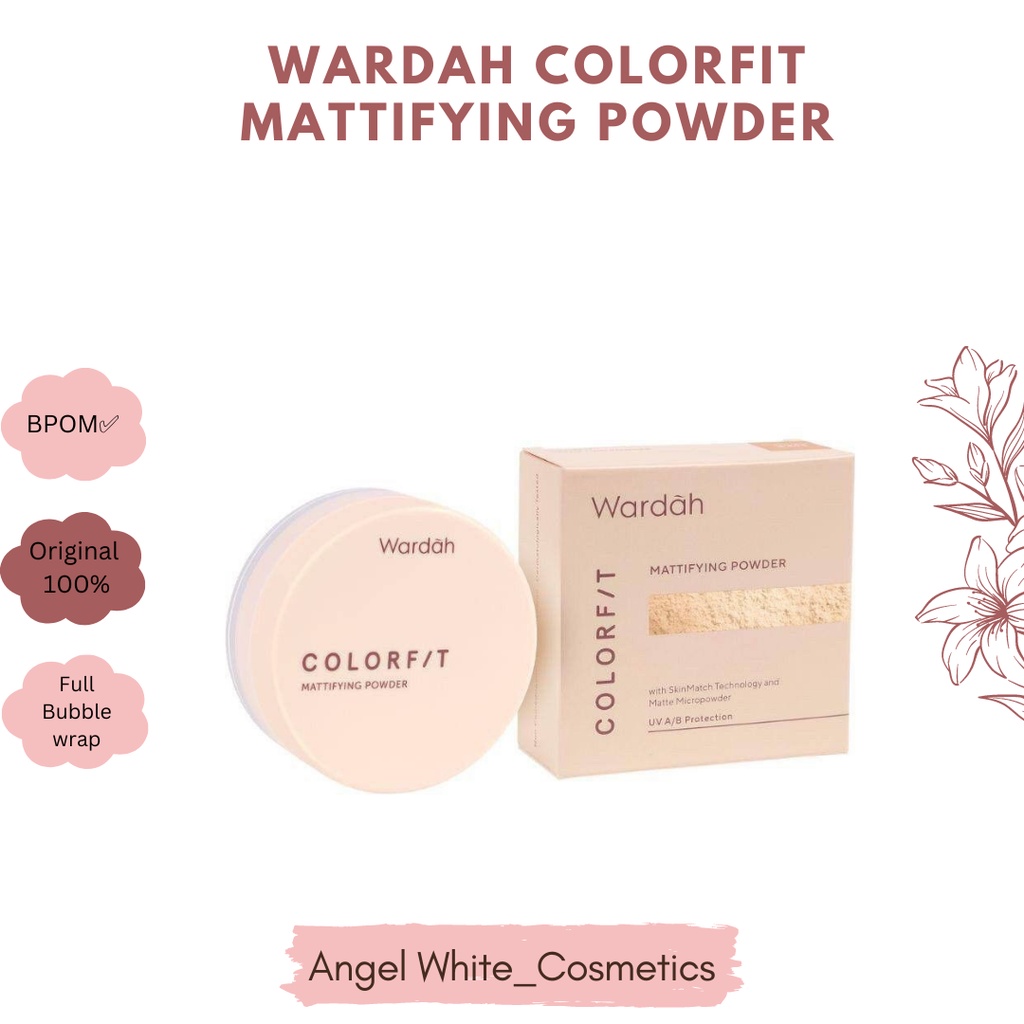 Jual Wardah Colorfit Mattifying Powder - Bedak Tabur Dengan SPF 30PA ...