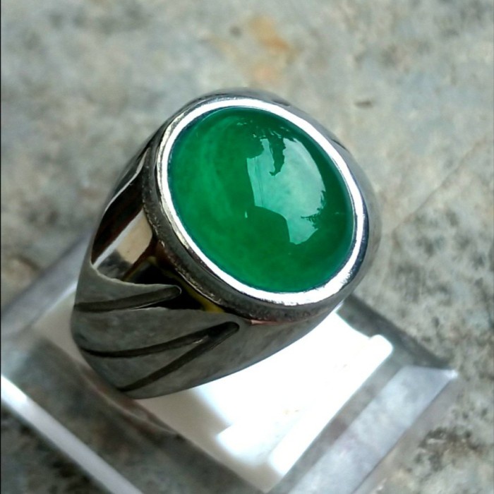 Jual Cincin Batu Mulia Zamrud Zambia Crystal | Shopee Indonesia
