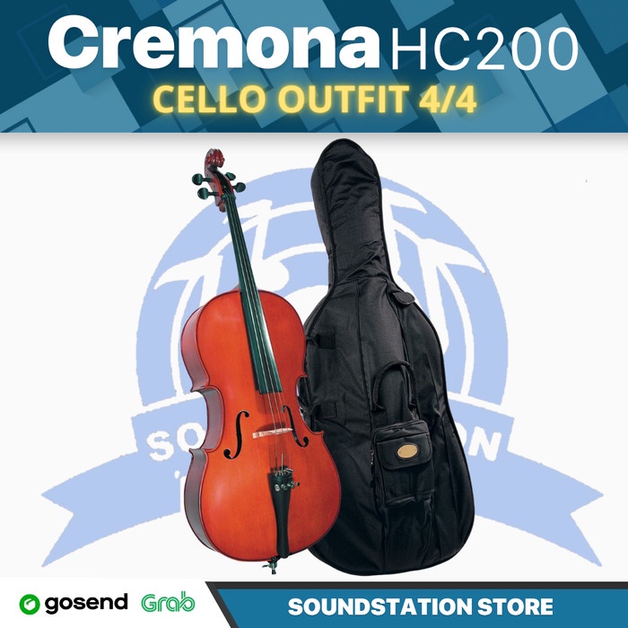 Jual CREMONA CERVINI CELLO OUTFIT 4/4 HC200 | Shopee Indonesia