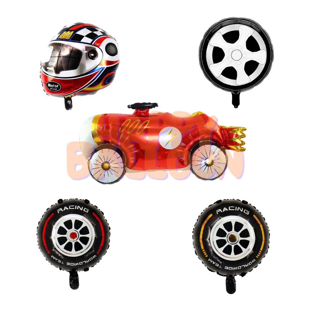 Jual HappyBalloon Balon Foil Tema Racing | Shopee Indonesia