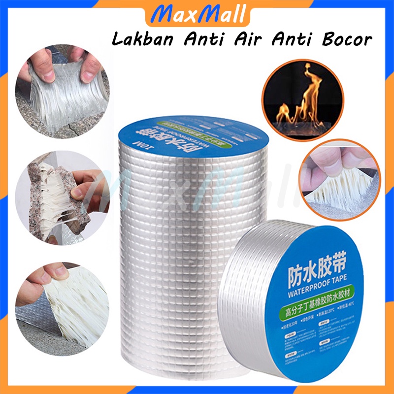 Jual Lakban Anti Air Anti Bocor 5 x 5cm Lakban Aluminium Foil Tape ...