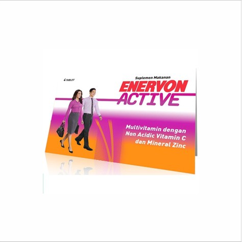 Jual ENERVON C ACTIVE STRIP ISI 4 CAPS ASM | Shopee Indonesia