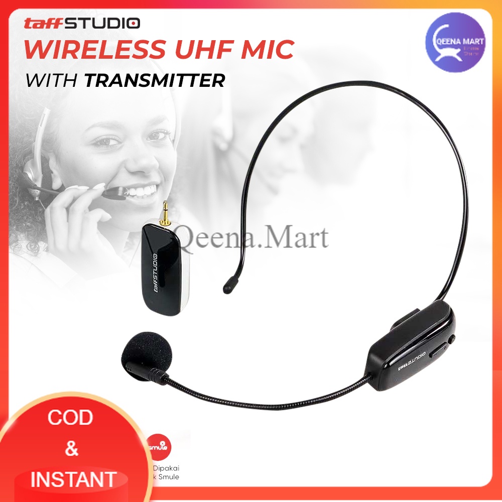 Jual Wireless Microphone UHF Call Center with Transmitter - HX-W002 ...