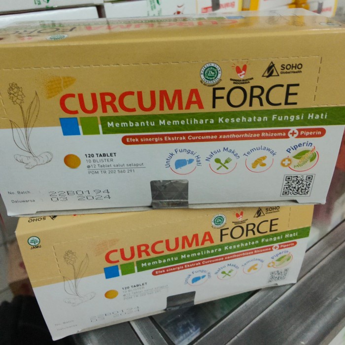 Jual Curcuma Plus Tab | Curcuma Force | Shopee Indonesia