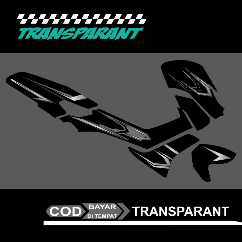 Jual STRIPPING STICKER YAMAHA NMAX OLD 155 DESIGN striping transparant ...