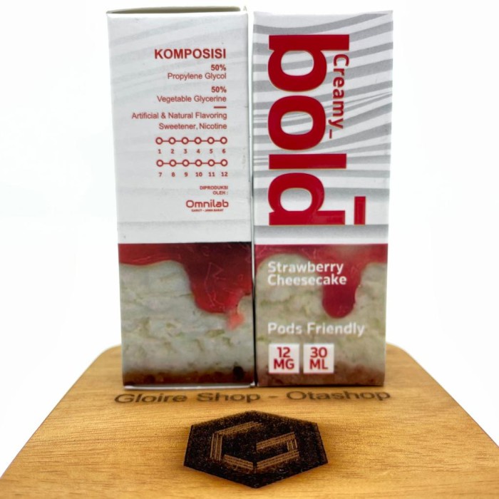 Jual SALT - Creamy Bold STRAWBERRY CHEESECAKE 30ML by Joss Project Liquid | Shopee Indonesia