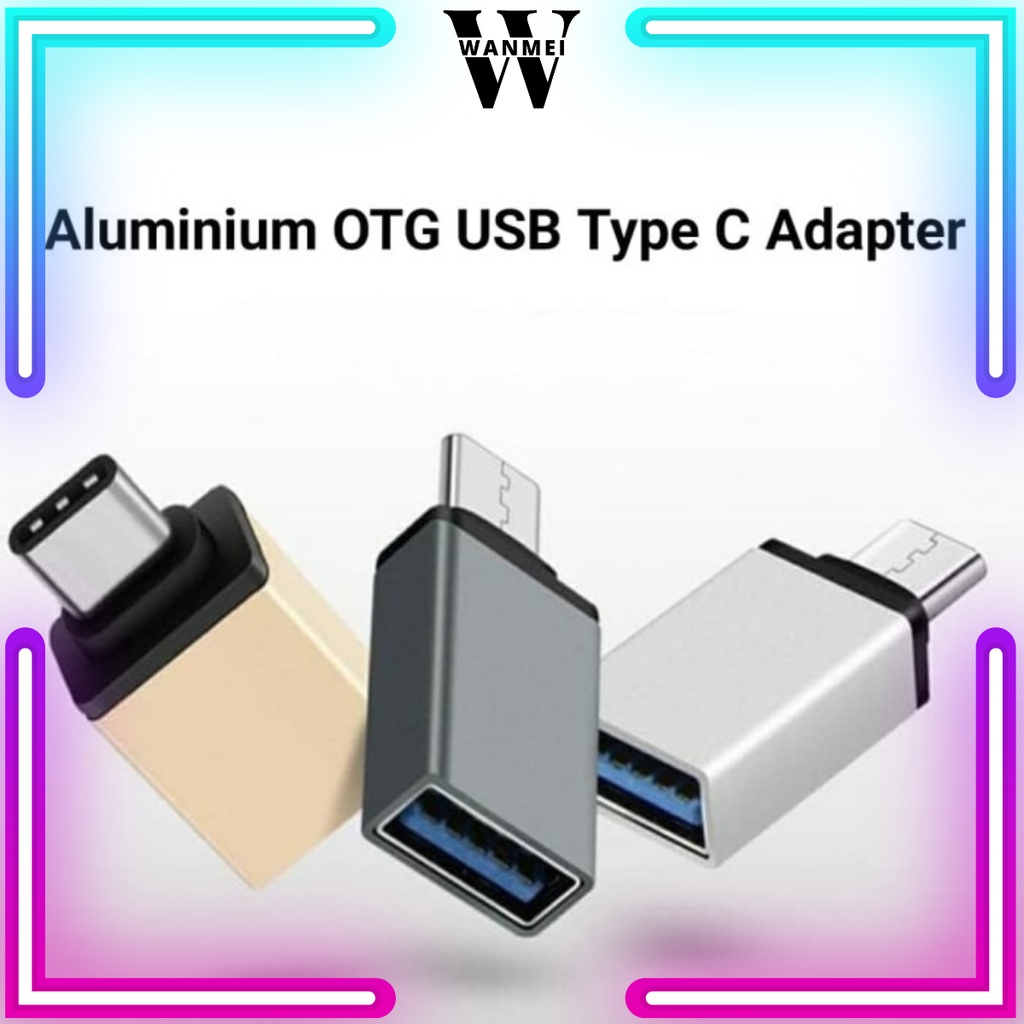 Jual WM OTG Type C Full Besi OTG Tipe C Sambungan USB Hp Non Kabel ...