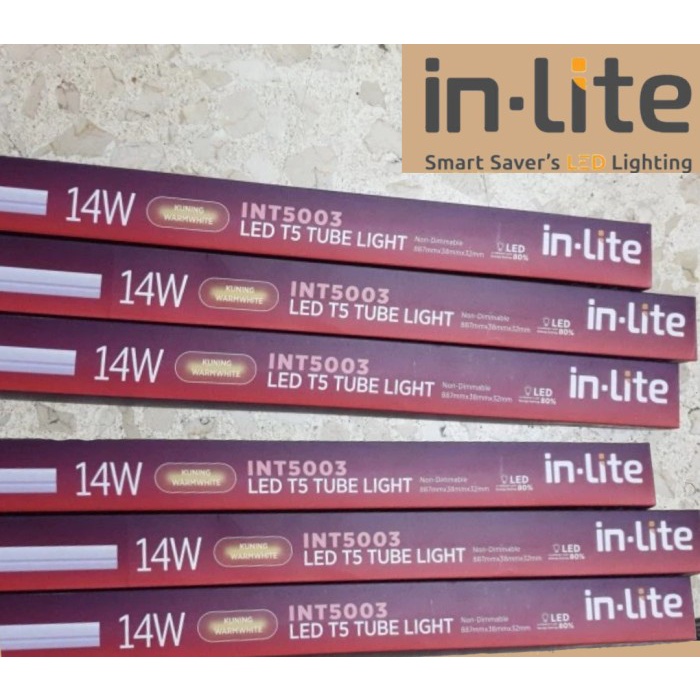 Jual LAMPU LED T5 IN LITE 14W 14 W WATT INT5003 LED NEON TUBE LIGHT 90 CM | Shopee Indonesia