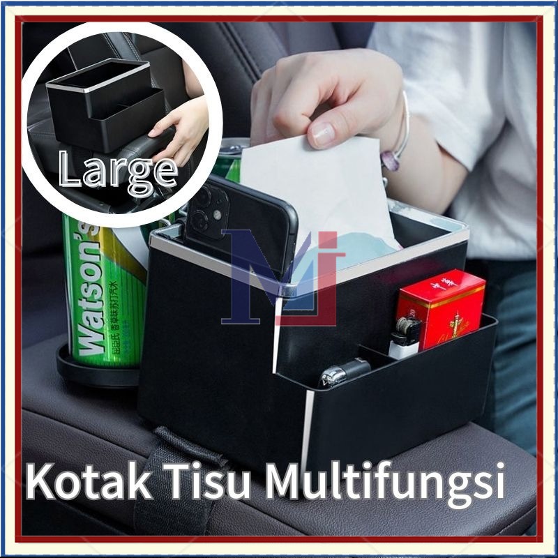 Jual 【Ready Stock】Kotak Tisu Mobil Multifungsi / Cup Holder / Handphone ...