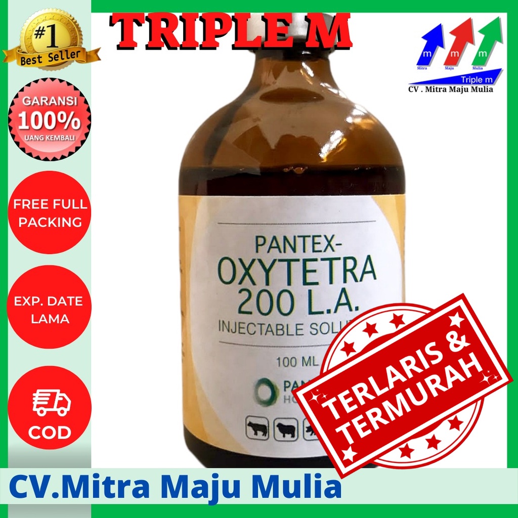 Jual Pantex oxytetra 200 LA - obat Antibiotik Pencernaan & Pernafasan ...