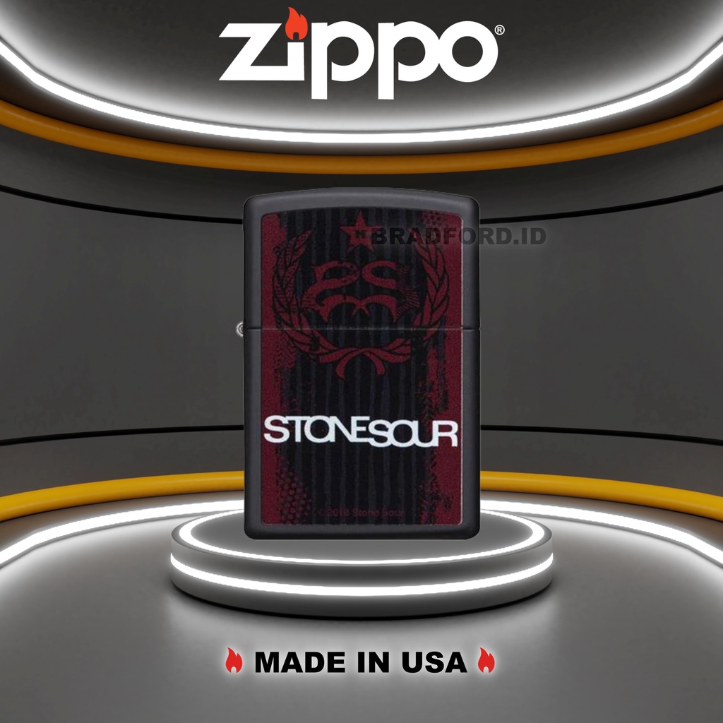 Jual Zippo Stone Sour 29731 Original Made In USA | Shopee Indonesia