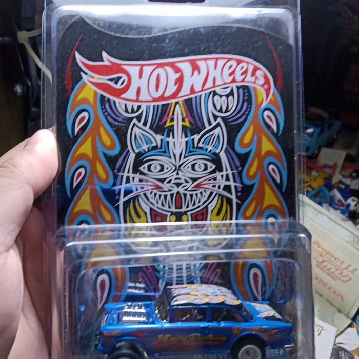 Jual TERBARU Hot Wheels 55 Chevy Bel Air Gasser custom Japan Collector ...