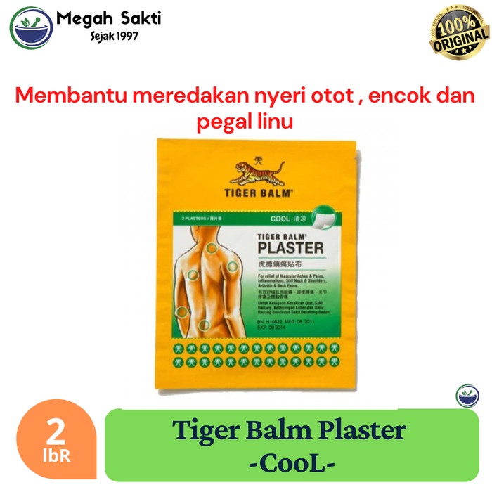 Jual Megah Sakti - Tiger Balm Plaster Cool - Koyo Harimau Sejuk pereda ...