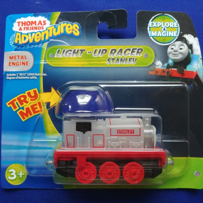 Jual Toy Diecast Thomas and Friend Adventures Light-Up Racer Stanley ...