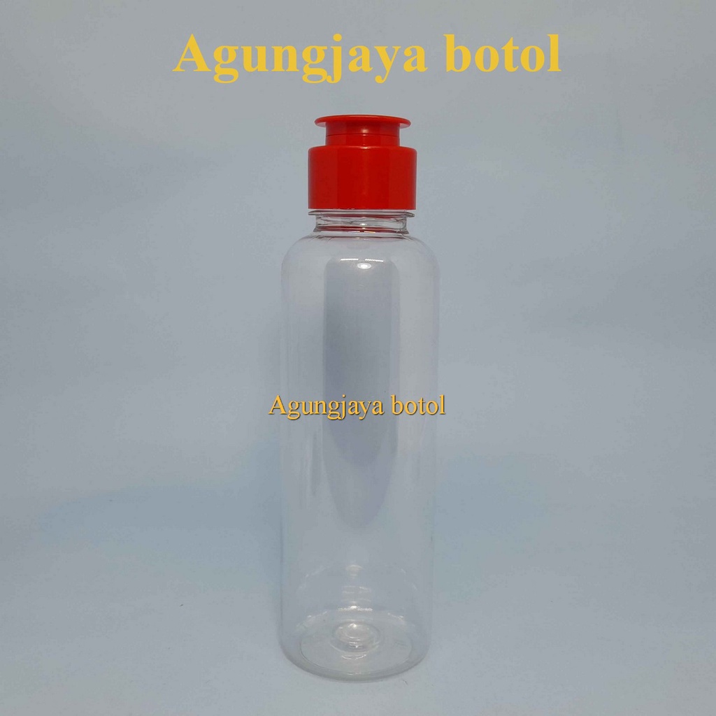Jual Botol Pet 250 ml Aqua Panjang Natural Tutup Fliptop Jamur / Botol ...