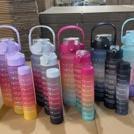 Jual GG BOTOL MINUM VIRAL 3 IN 1 BOTOL BERANAK 3IN1 BOTOL DOFF GRADIASI ...