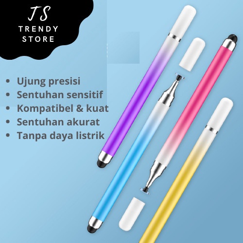 Jual Stylus Pen 2in1 Capacitive Drawing & Touchscreen Microfiber ...