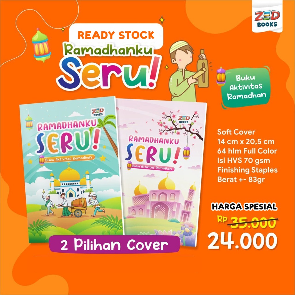 Jual Buku Agenda Ramadhan : Ramadhanku Seru | Zed Book | Shopee Indonesia
