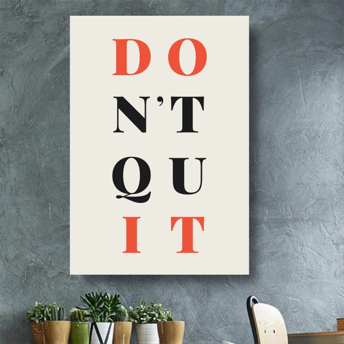 Jual Poster MOTIVASI Poster KATA KATA INSPIRASI QUOTE frame kayu a ...