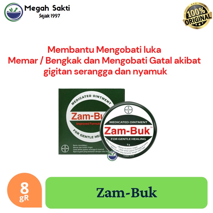 Jual MGS - Zambuk Medicated Ointment 8 gR - Krim Luka Memar Terkilir ...