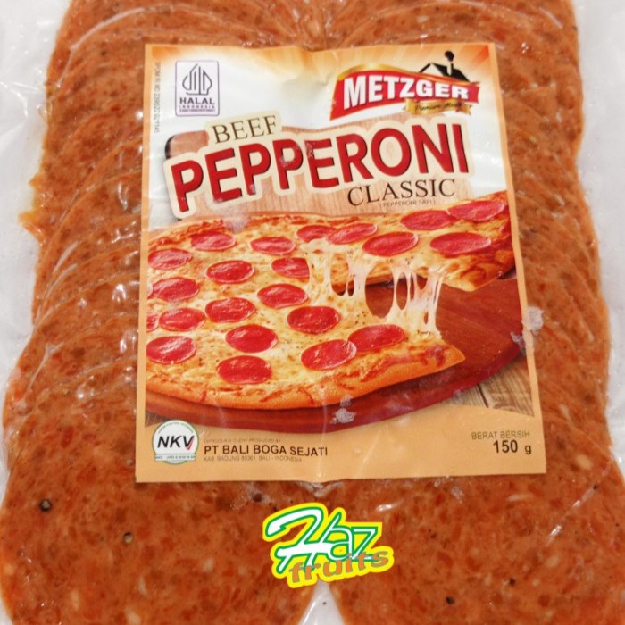 Jual Metzger Beef Pepperoni Classic Sliced 150gr | Shopee Indonesia