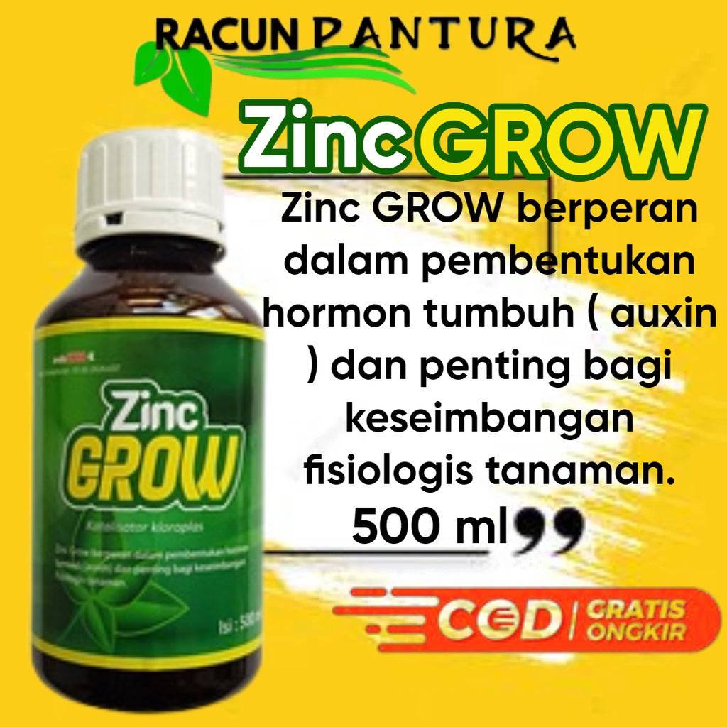 Jual Zinc Grow Cair Obat Hama Padi Obat Pertanian Padi Mutiara Zink ...