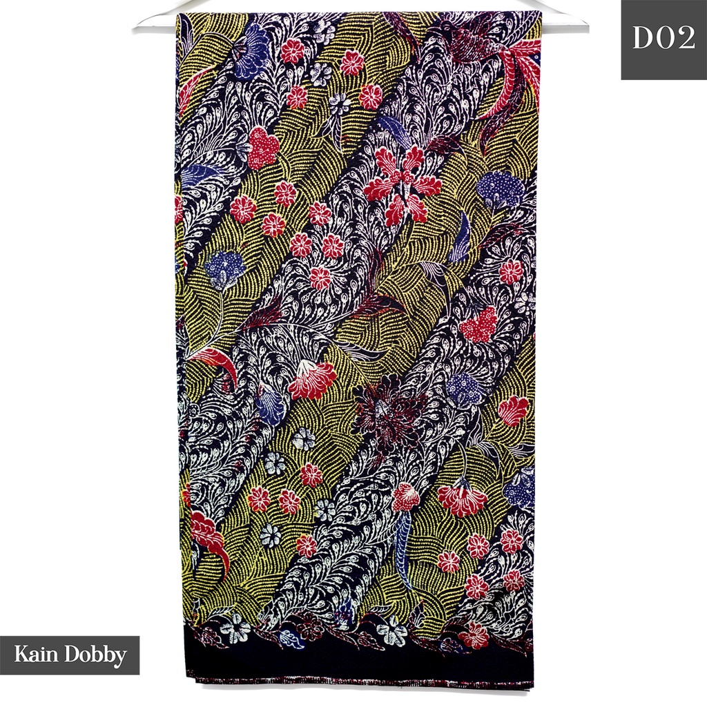 Jual BAHAN BATIK PREMIUM Dobby Dobi Dobbi Dolbi Warna Hitam Hijau ...