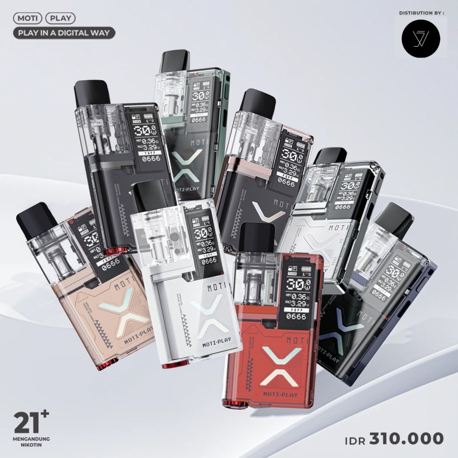 Jual MOTI PLAY POD MOD SYSTEM VAPE KIT AUTHENTIC | Shopee Indonesia